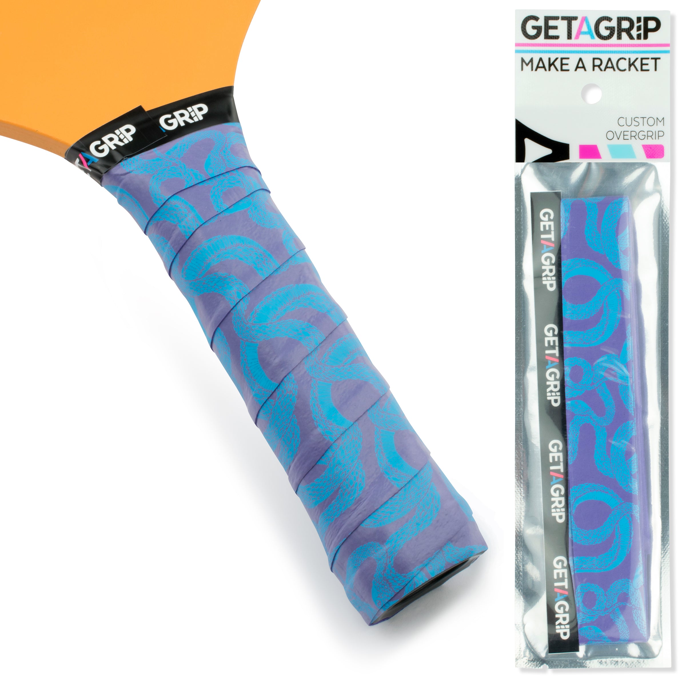 Pickleball Overgrip - Non-Slip Tacky - Bright Colours - Get A Grip ...