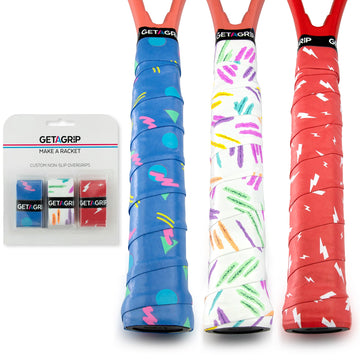 Tennis Grips with Personality | Funky, Retro Overgrips | Get A Grip Club