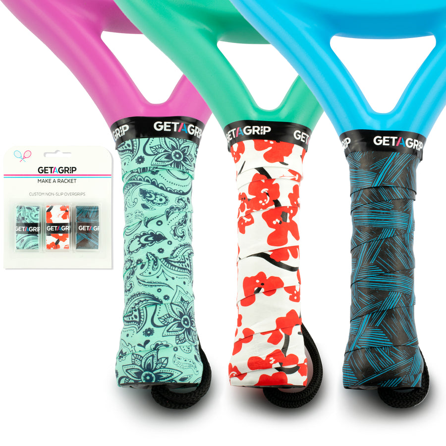 Padel Grips | Bold, Non-Slip Overgrips for Padel Players | Get A Grip Club