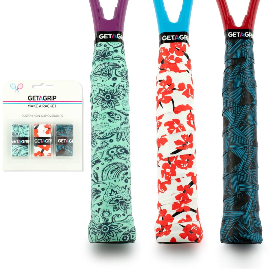 Tennis Grips with Personality | Funky, Retro Overgrips | Get A Grip Club