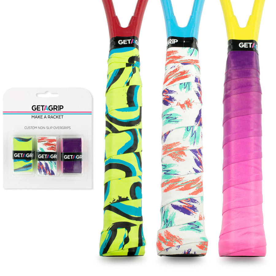 Tennis Grips with Personality | Funky, Retro Overgrips | Get A Grip Club