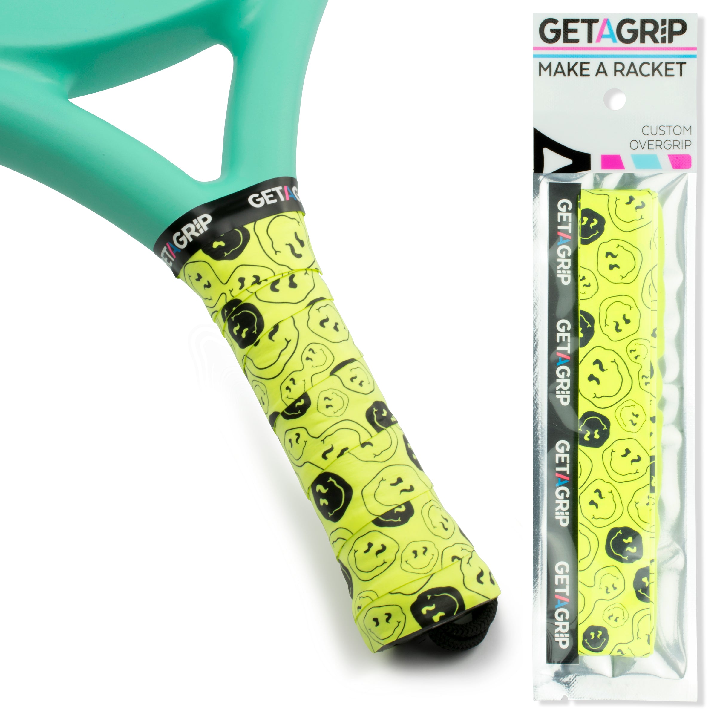 Padel Overgrip - Non-Slip Grip Tape - Bold Colours - Get A Grip – Get A ...