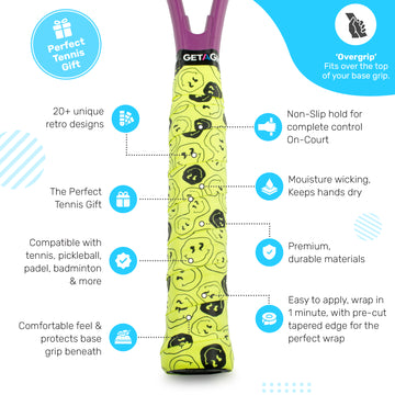 Get A Grip - Retro Overgrips & More - Tennis, Padel, Pickleball Gifts ...